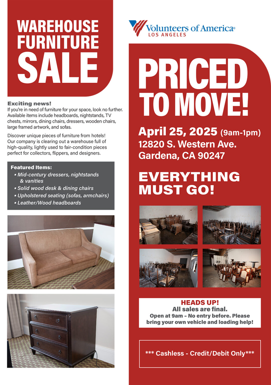 Warehouse Sale - VOALA